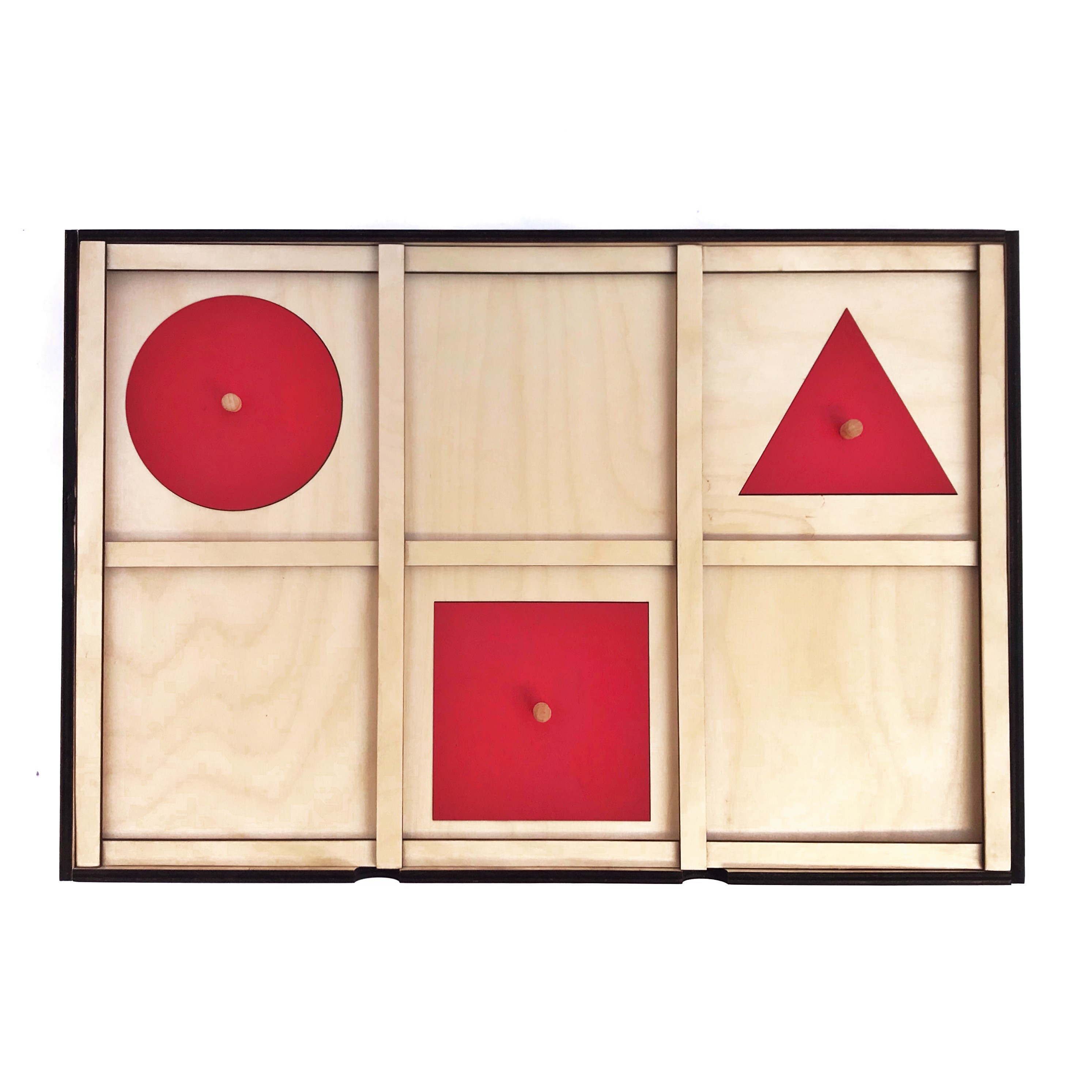 Sensory: Geometric figure presentation drawer